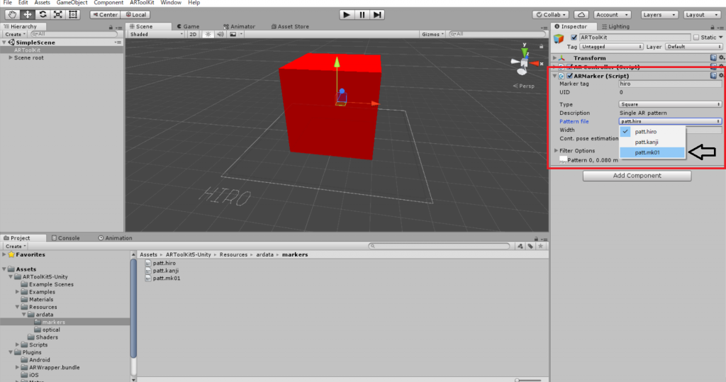 ARtoolKitのマーカー作成方法